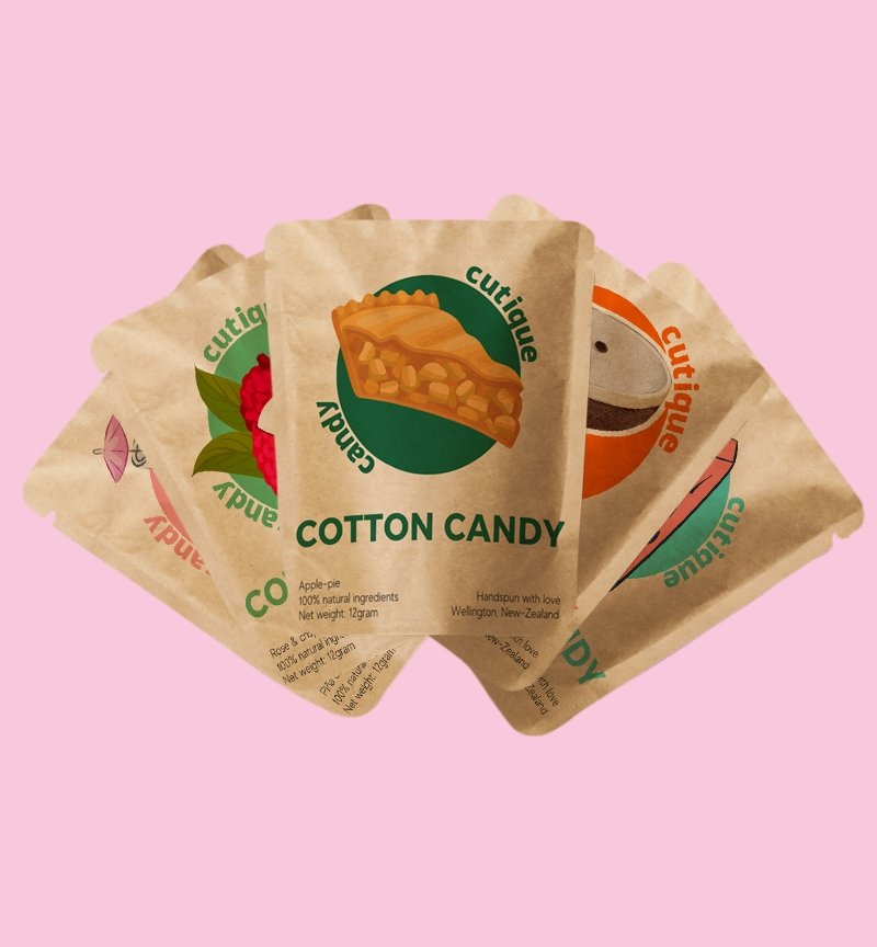 Gourmet candy floss bags